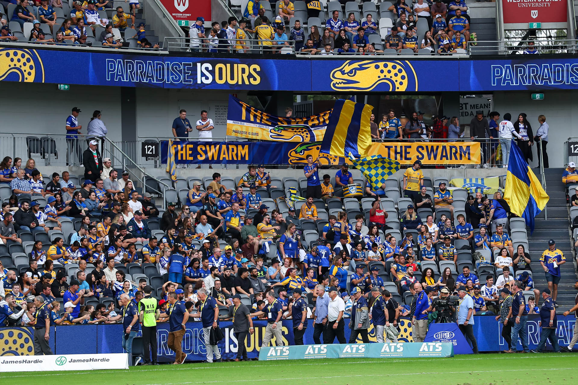 Parramatta Eels - Game Day Stadium Graphics 2025 - Light and Fury